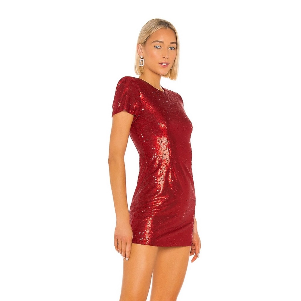 Gorgeous Red Sequin Mini Dress - Gem